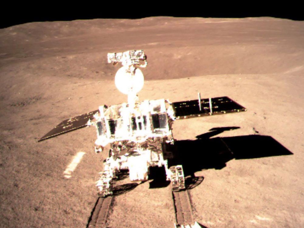 Lunar rover imprints the moon with its tire tracks: ‘One giant leap for ...