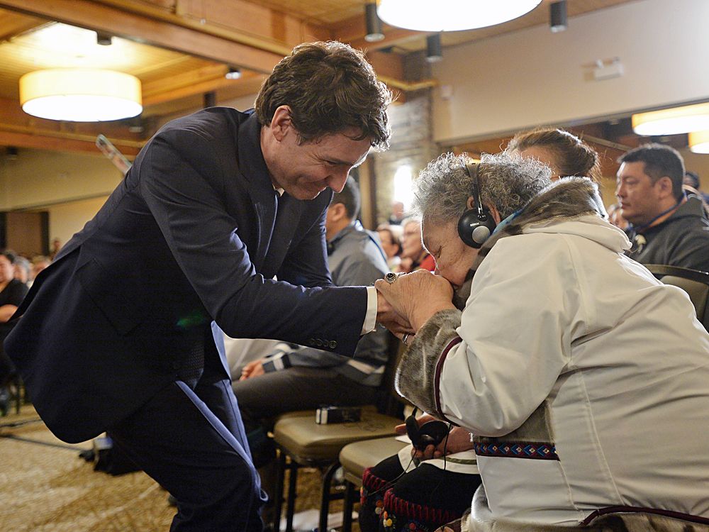‘We are sorry’: Tears as Trudeau apologizes for mistreatment of Inuit ...
