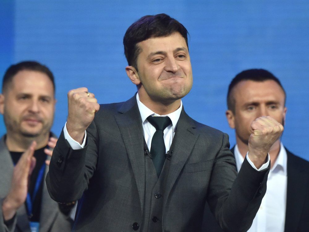 Comedian Volodymyr Zelensky set to be elected president, and Ukraine ...