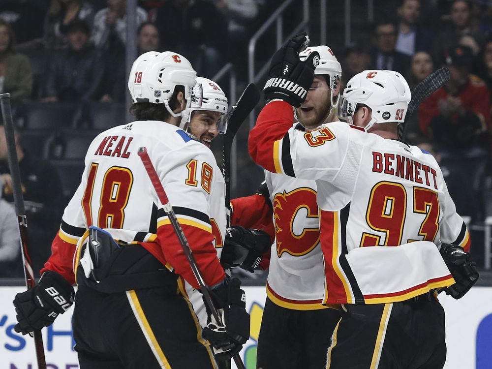 Ryan scores twice, Flames chase Quick in 7-2 rout of Kings | National Post