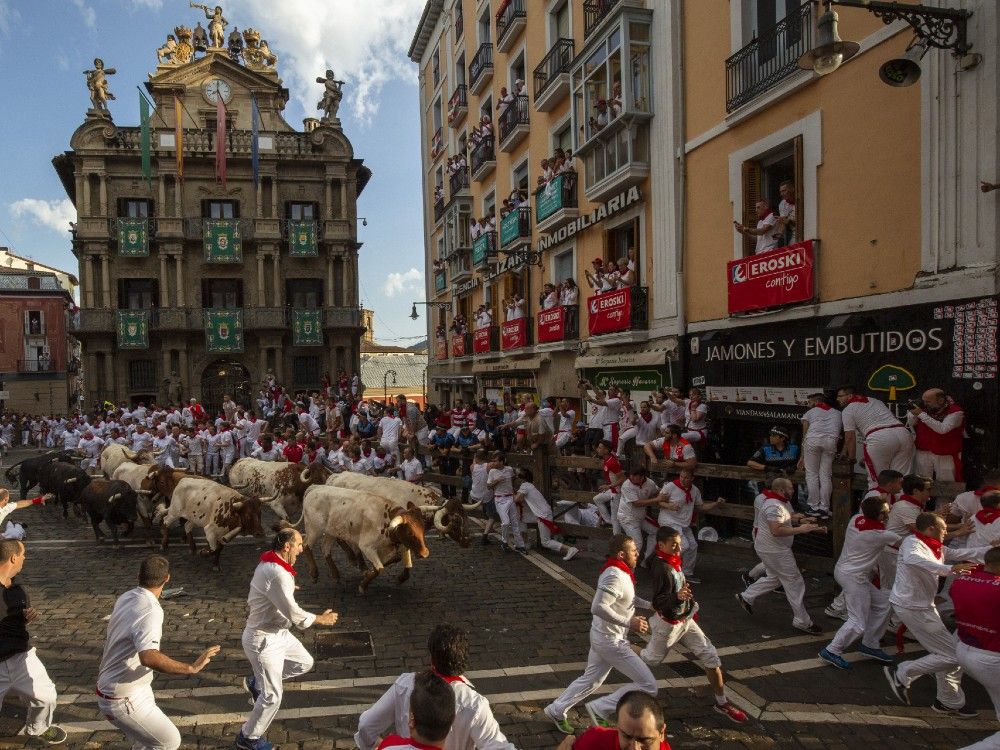 Five injured, three of which gored after first day of Spanish bull ...