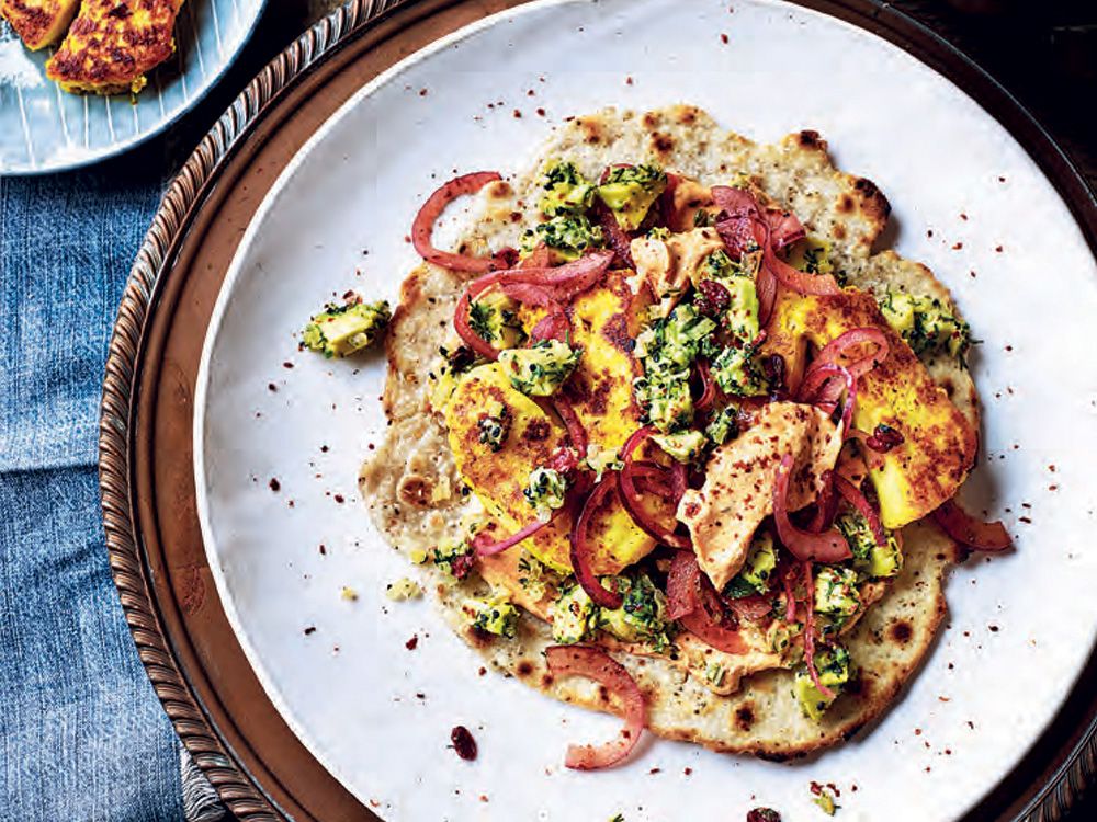 Cook this: Grilled halloumi flatbreads with preserved lemon and ...