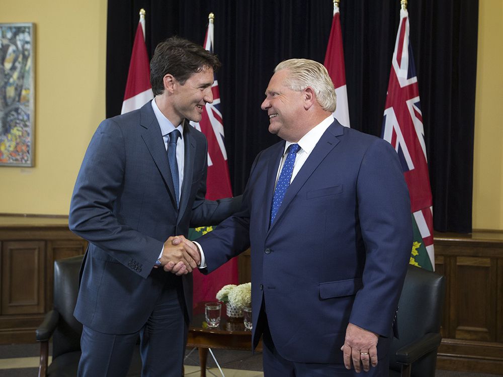 Kelly McParland: Trudeau and Ford have good reasons to get along ...