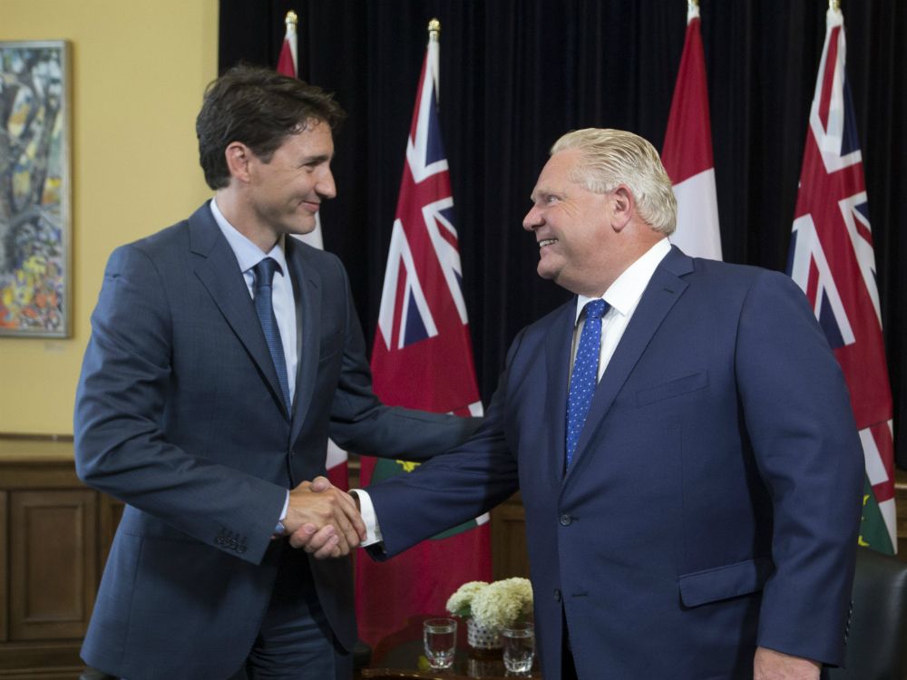 Trudeau to meet Doug Ford Friday, just weeks after Liberal campaign ...
