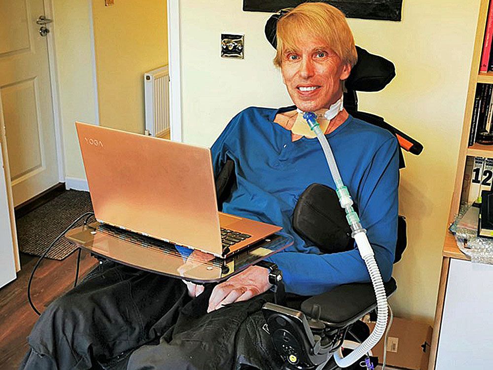Scientist with MND aims to transform into 'very first full cyborg ...