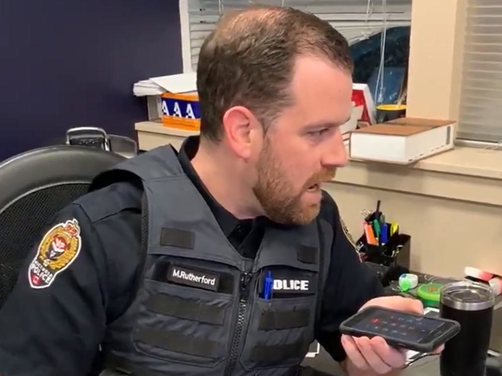 Watch: Canada Revenue scammer calls. A police officer answers ...
