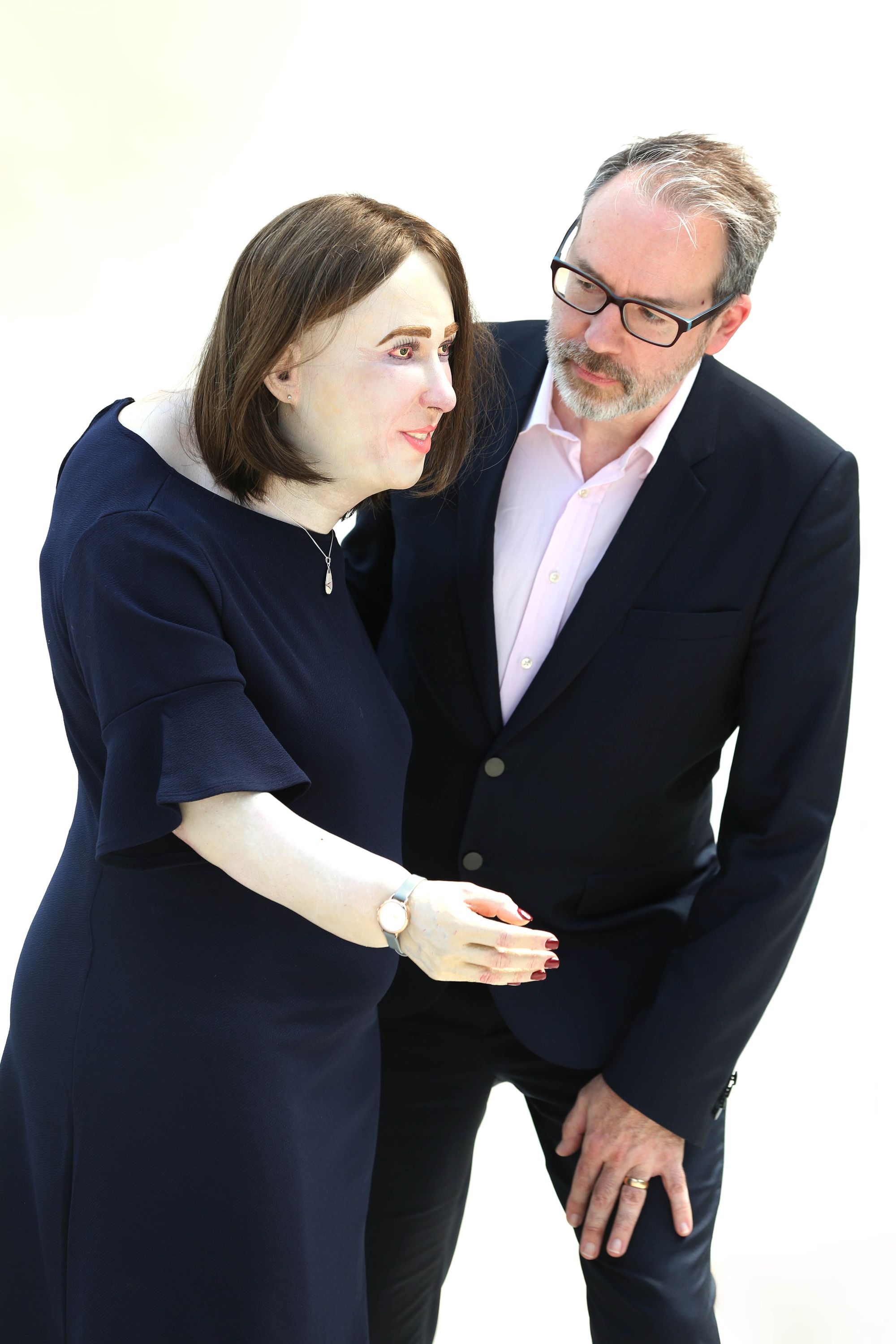 Meet Emma, a creepy life-sized doll who represents office workers of ...