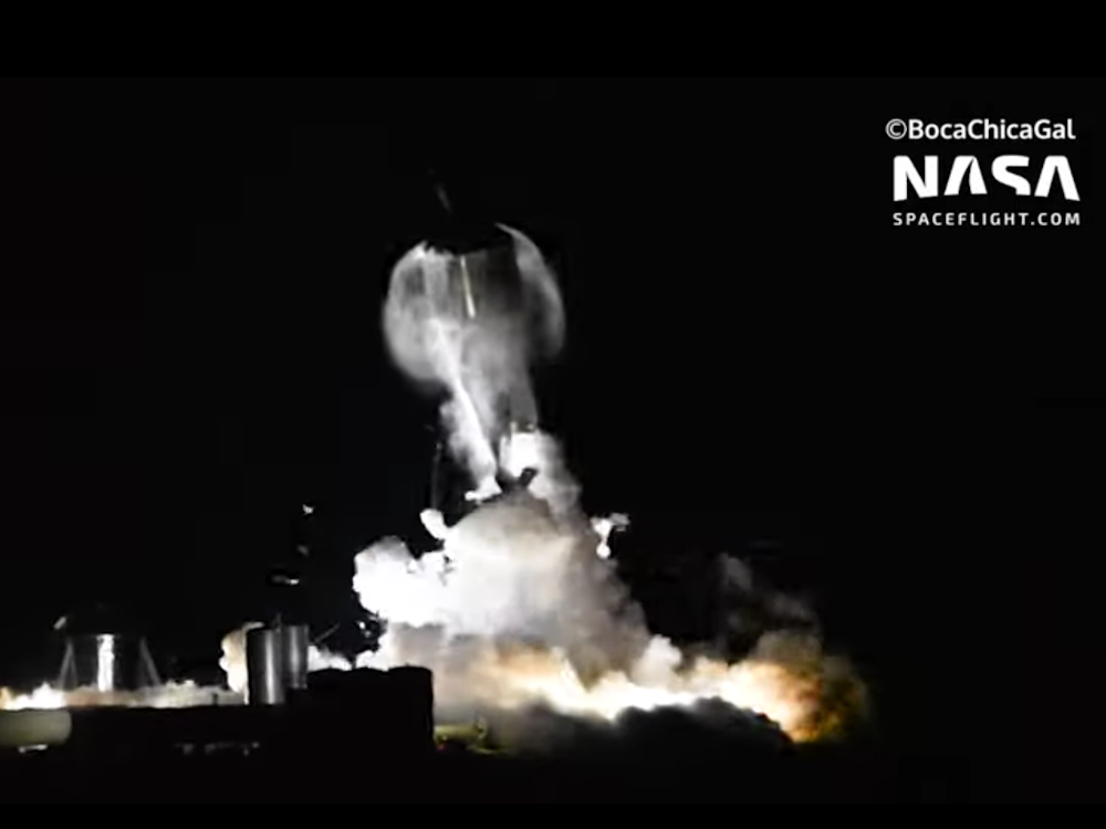 Prototype of Elon Musk's SpaceX Starship explodes in dramatic pressure ...
