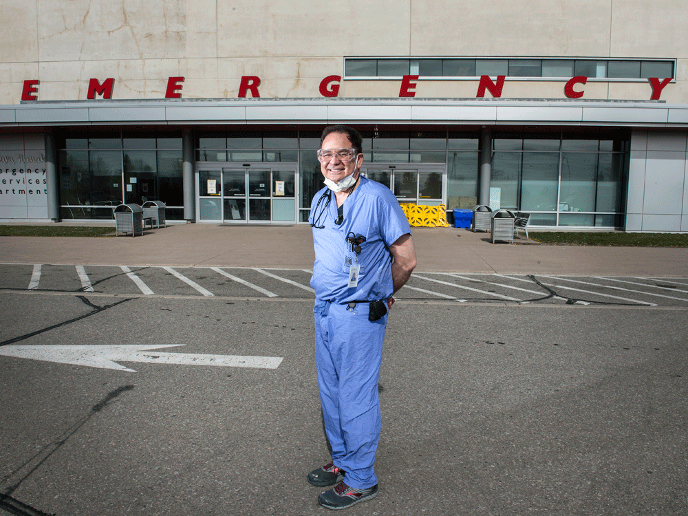 Heroes of the pandemic: Former CEO of RadioShack now an ER doctor on ...