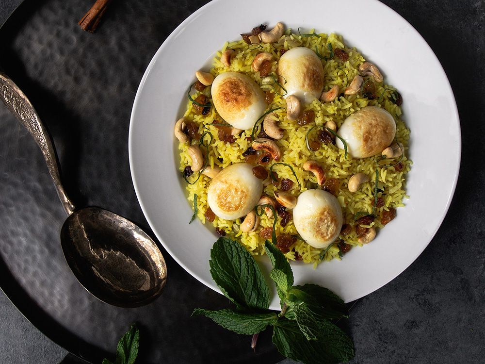 Cook this: Fancy yellow rice — kaha bath — from Milk, Spice and Curry ...