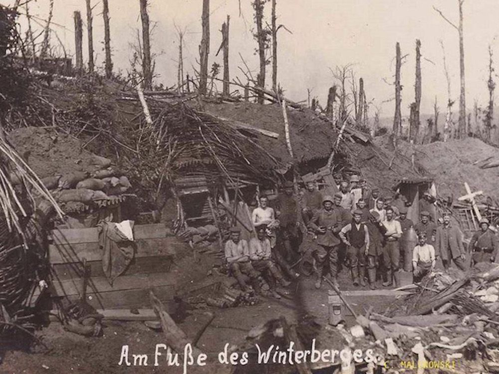 Bombed First World War tunnel found, with remains of 270 German ...