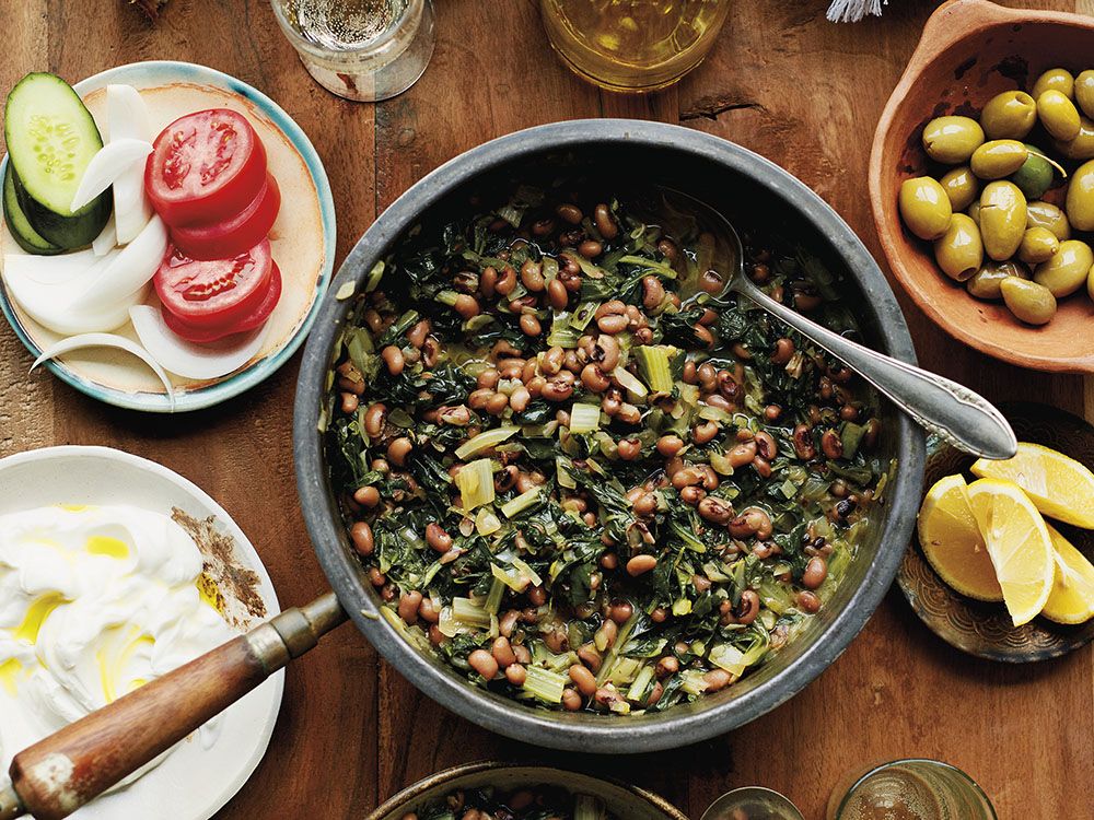 Cook this: Black-eyed peas with chard — louvi — from Ripe Figs ...