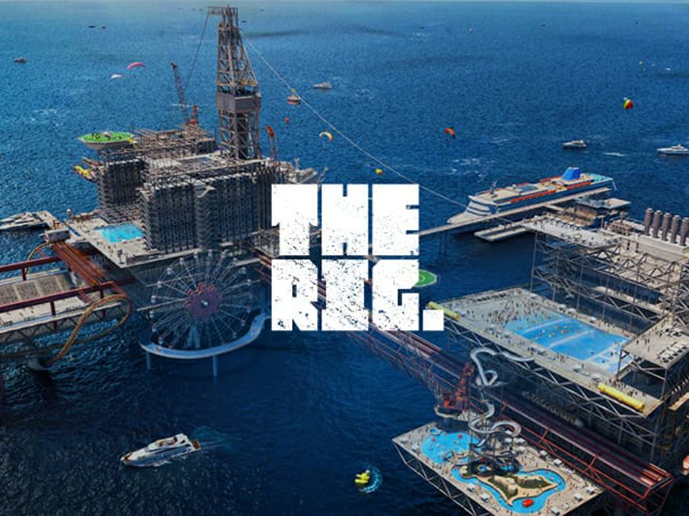 Saudi Arabia to convert oil rig into a 150,000 square metre 'extreme ...