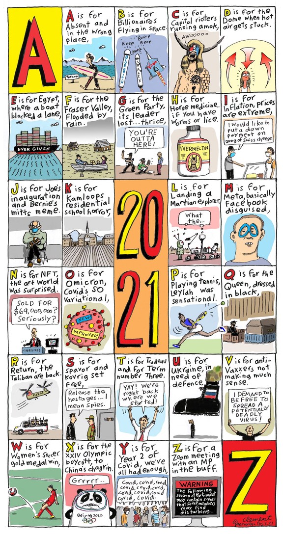 Gary Clement: A look back at the highs and lows of 2021, from A to Z ...