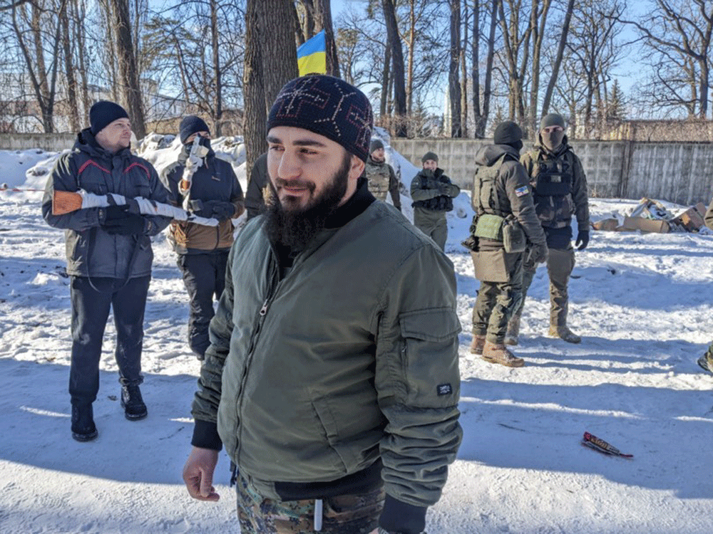 The Georgian fighters stiffening Ukraine’s defences against possible ...