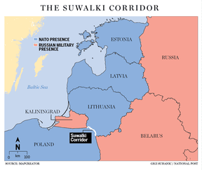 How the little-known Suwalki Corridor could largely block NATO ...