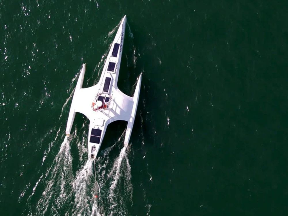 Crewless AI Mayflower docks in N.S. after a 40-day voyage across the ...