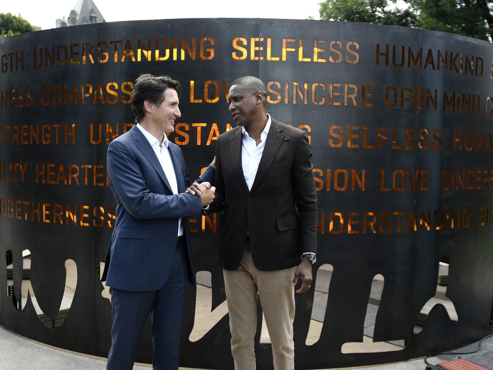 Justin Trudeau welcomes Masai Ujiri's 'Humanity' art exhibit to Ottawa ...