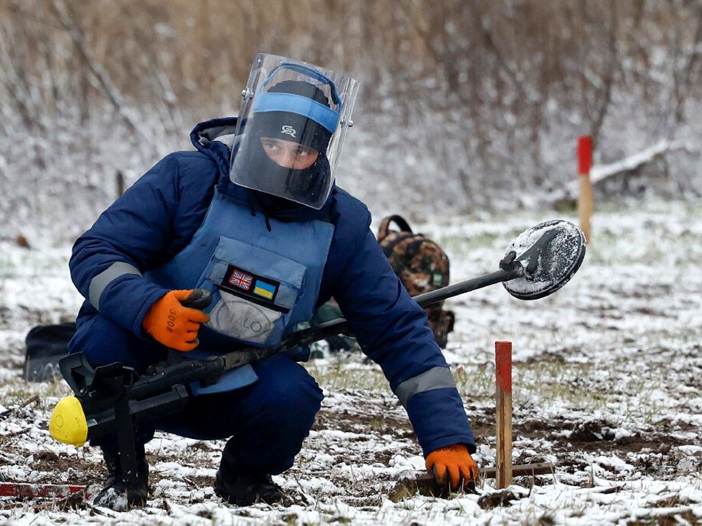 Canadian-funded group removes landmines left in Ukraine after Russian ...