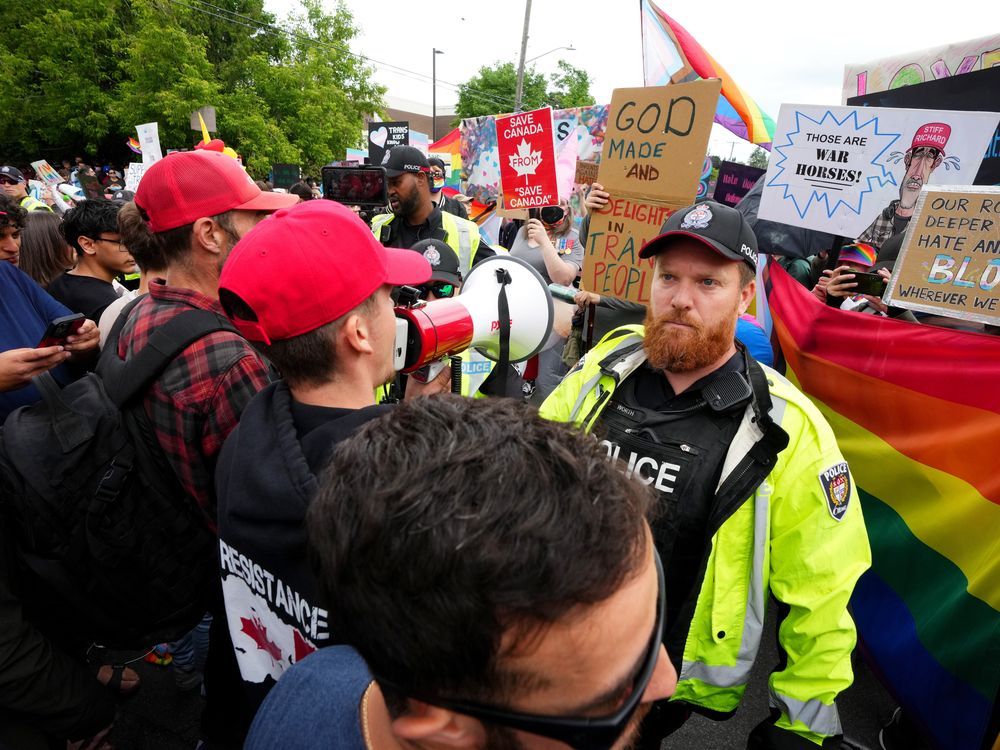 Duelling protests over LGBTQ rights outside Ottawa schools draw ...