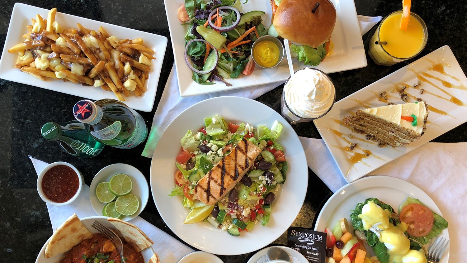 Symposium Cafe specializes in meticulously prepared food, morning noon ...