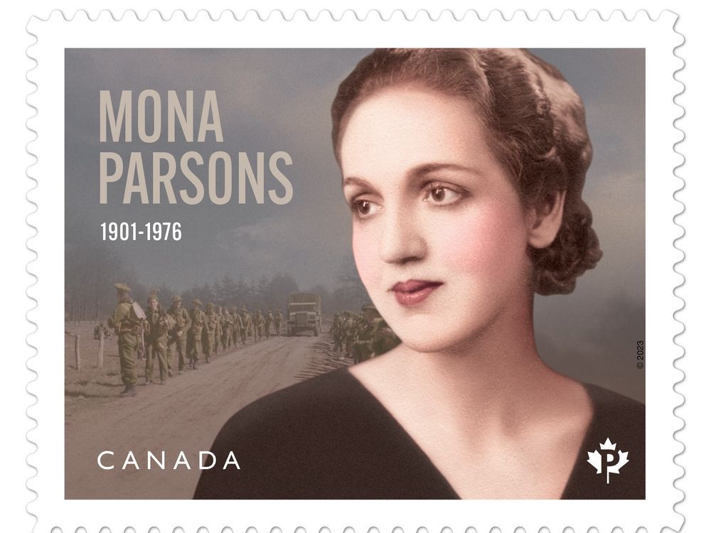 Stamp Of Mona Parsons Jailed By Nazis For Aiding Aircrews Unveiled In Nova Scotia National Post