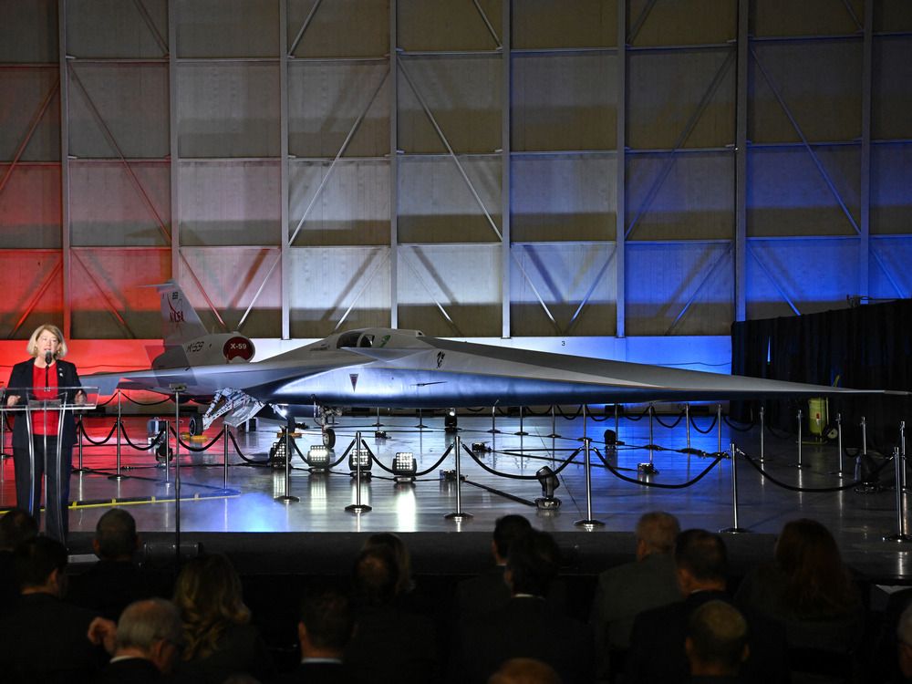 NASA debuts X-59, which turns sonic booms into quieter sonic 'thumps ...