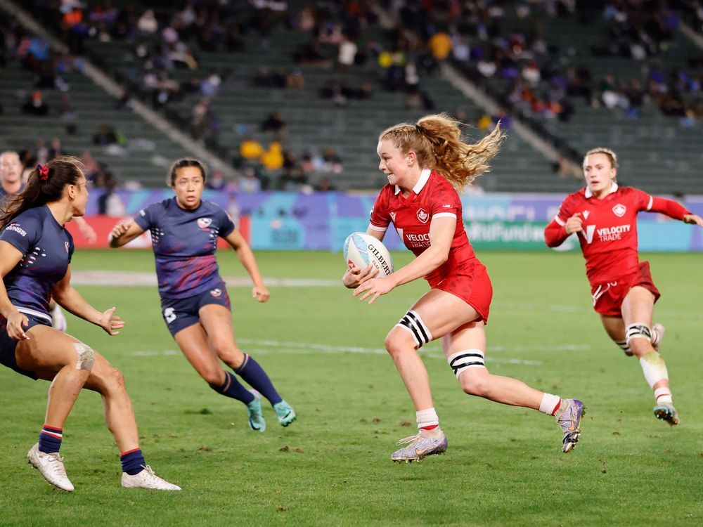 Canadian women finish fourth at L.A. Sevens rugby tourney, Canadian men ...