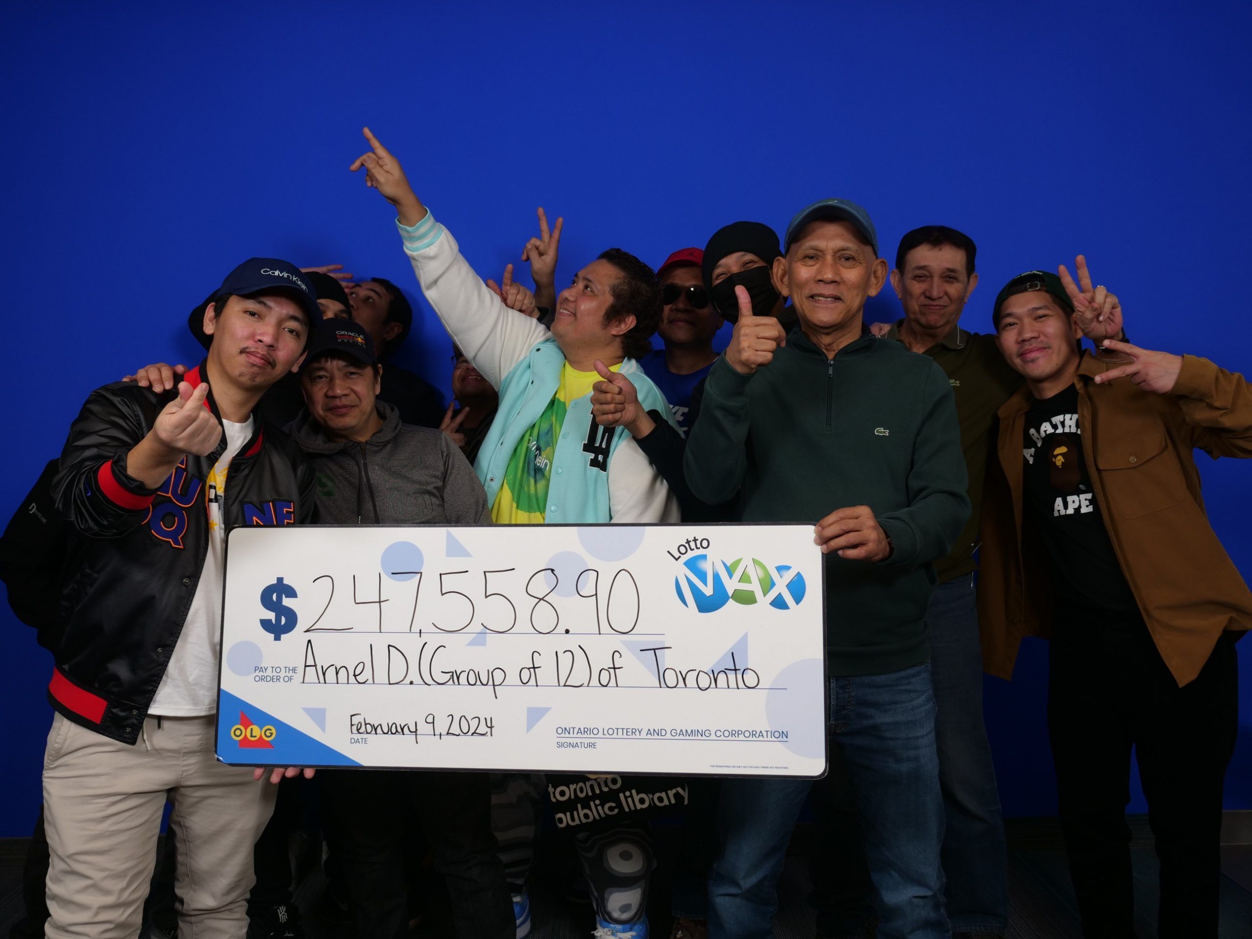 Dreams of a group of 12 got bigger with their $247,588 LOTTO MAX win ...