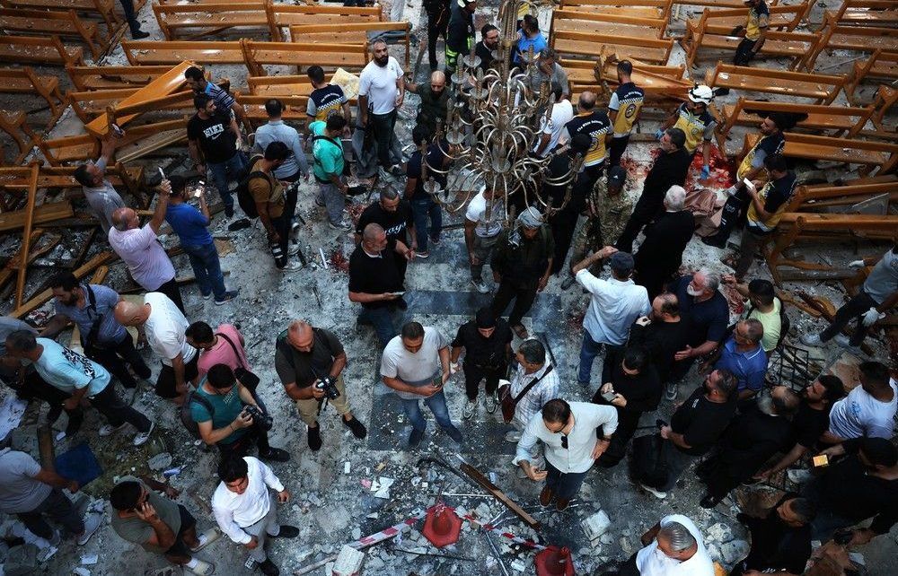 'Horrified by the terrorist attack' at Syrian church: Israeli Defense ...