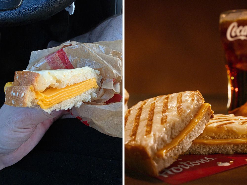 Tim Hortons customers complain of unmelted grilled cheese sandwiches ...