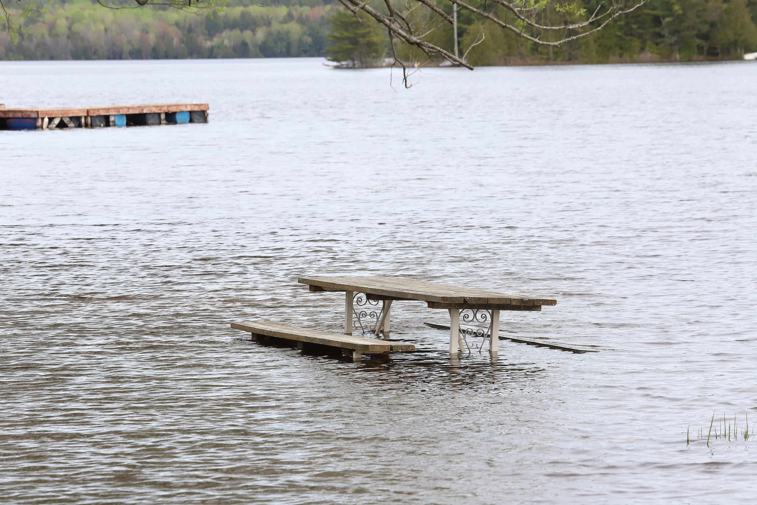 Despite drier weather, flood warning still in effect for French River ...