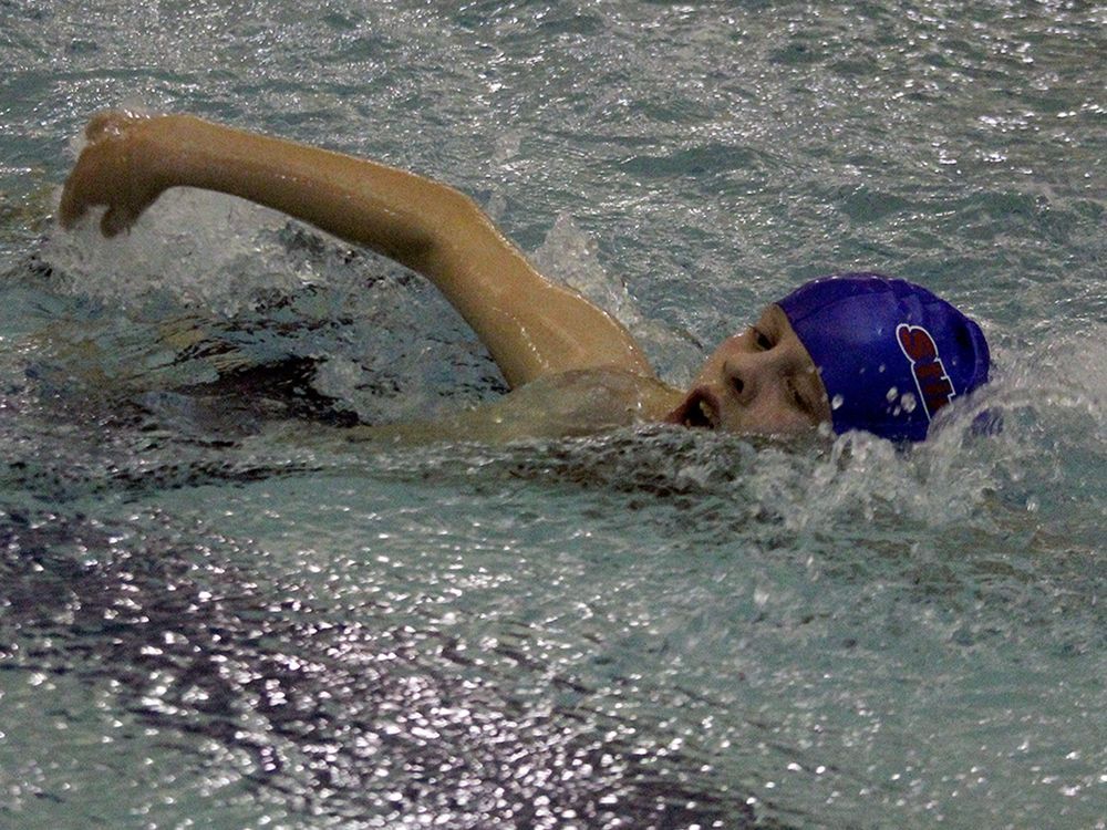 TLC Blue Fins make waves at annual Candy Cane Swim Meet | Spruce Grove ...