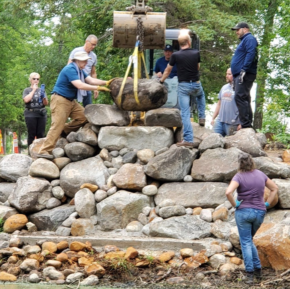Duck Pond gets new waterfall thanks to Rotary | The Graphic Leader
