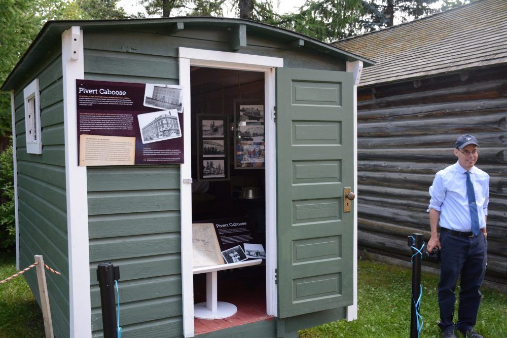 Historic caboose unveiled at Heritage Village | Grande Prairie Daily ...