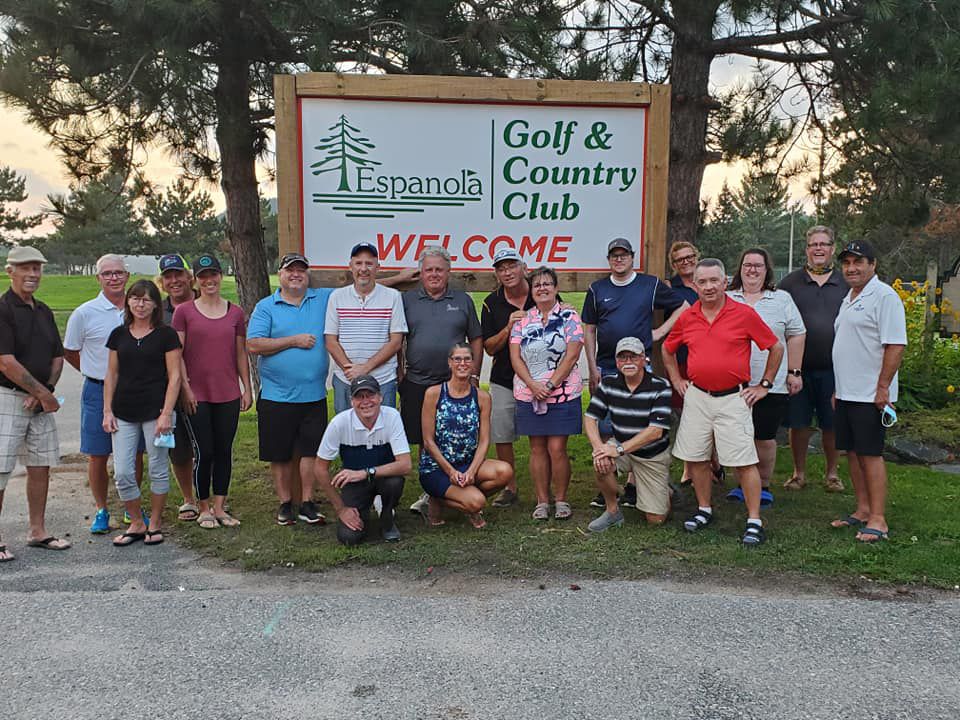 Brand new welcome sign for the Espanola Golf Course | Mid-North Monitor
