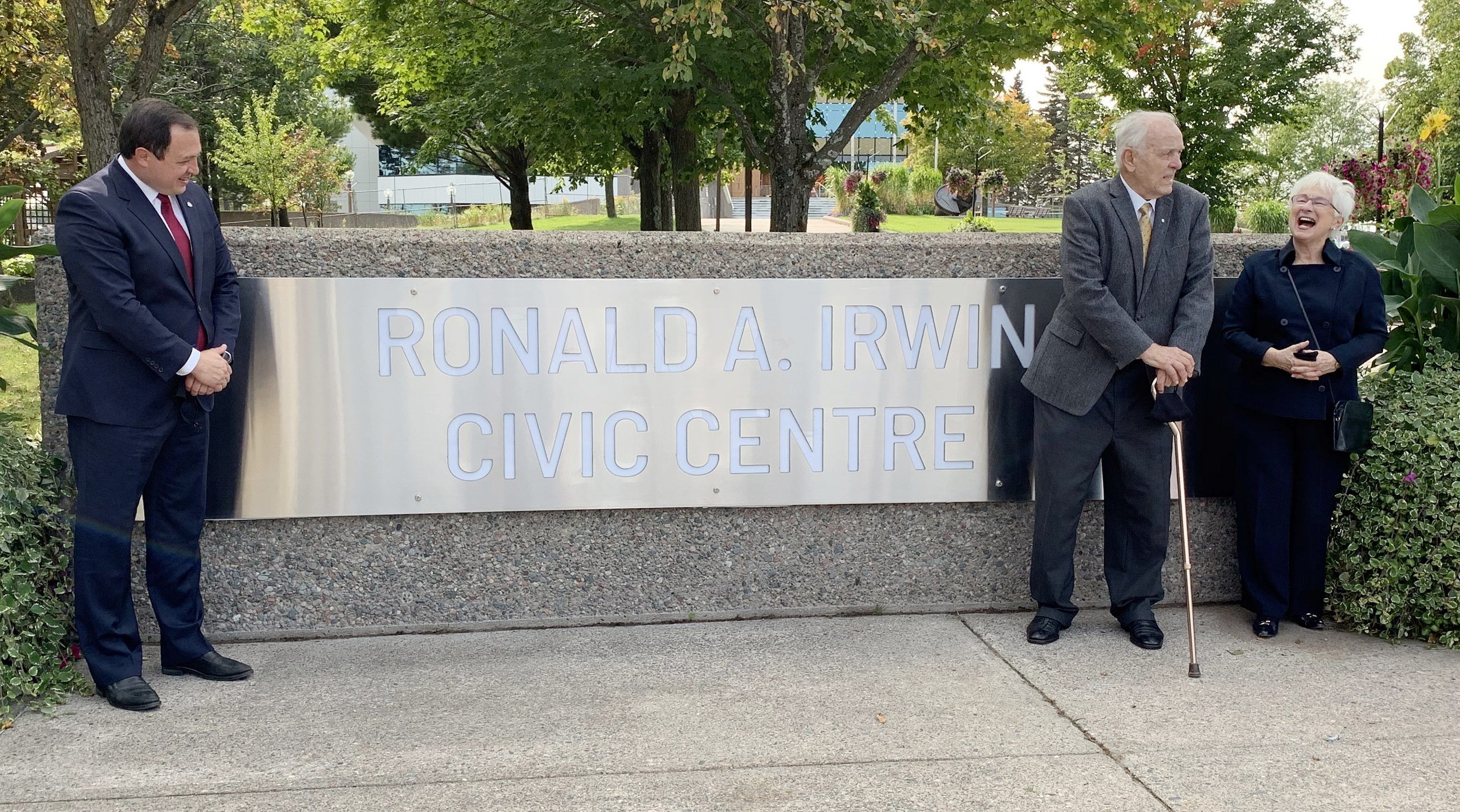 Ronald A. Irwin Civic Centre dedication officially unveiled | Sault Star
