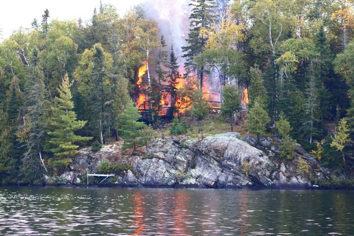 Cabin fire reported on Hemlock Island | North Bay Nugget