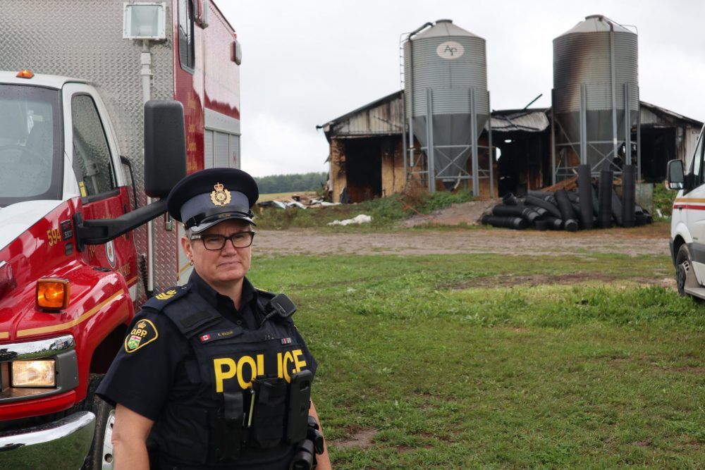 OPP confirm barn fire revealed illegal grow-op | Ontario Farmer