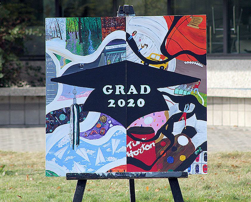 Scenes from the 2020 Spruce Grove Composite High School graduation ...