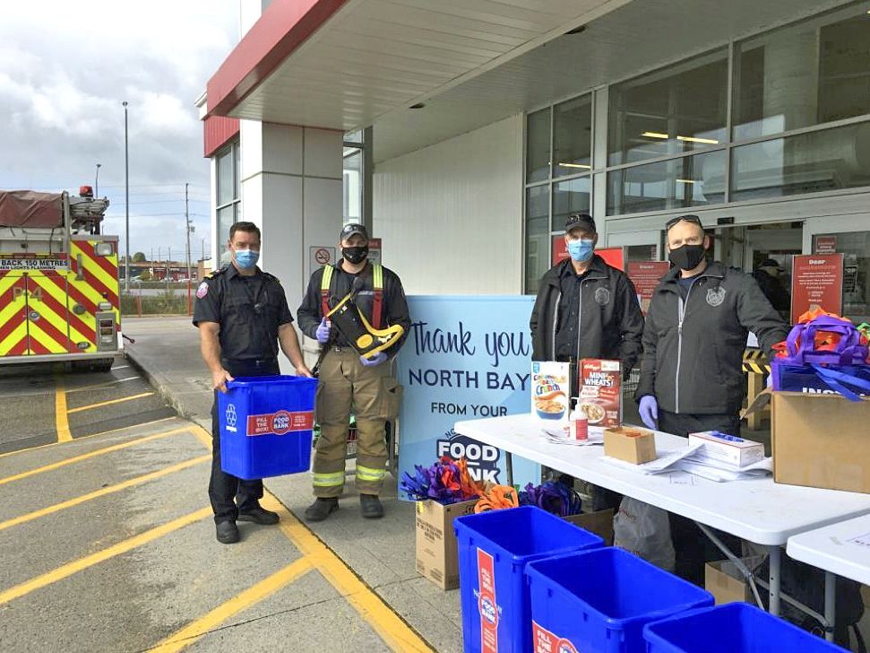 Fire department food drive hauls in 2,000-plus pounds | North Bay Nugget