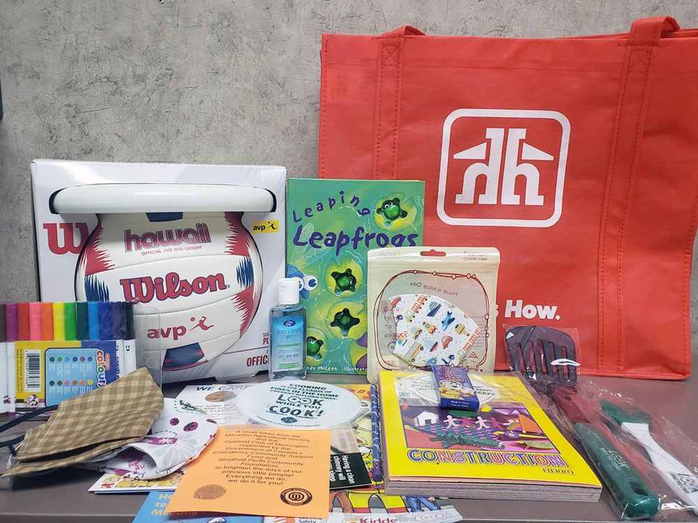 Milverton service clubs donate fun care packages for kids to Huron ...
