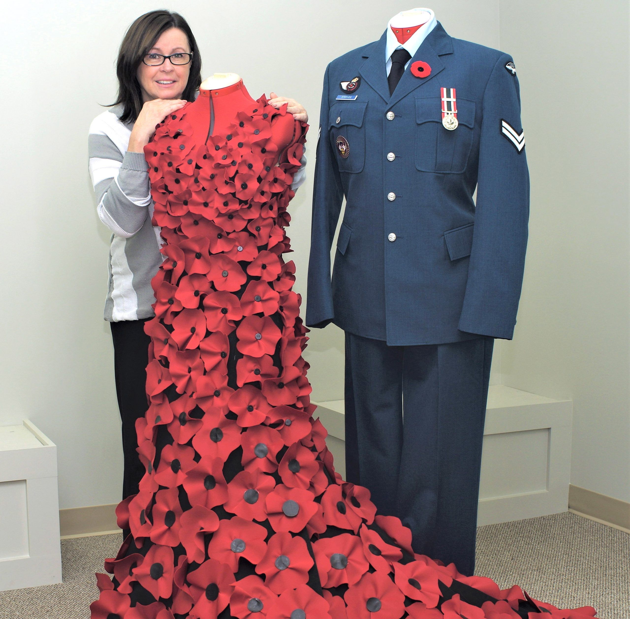 Unique poppy dress on display in Powassan | North Bay Nugget