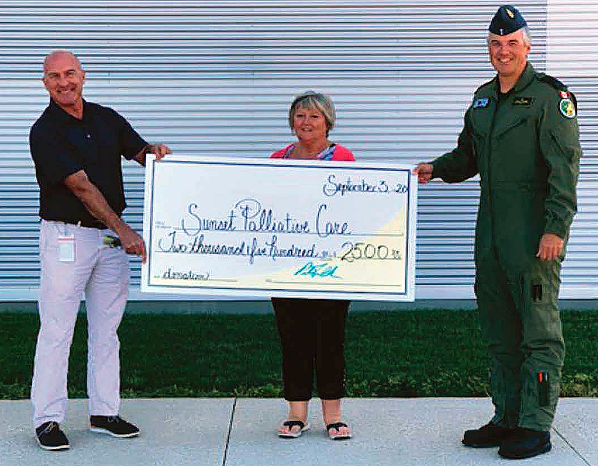 Sunset Palliative Care receives donation from KF Aerospace | The ...