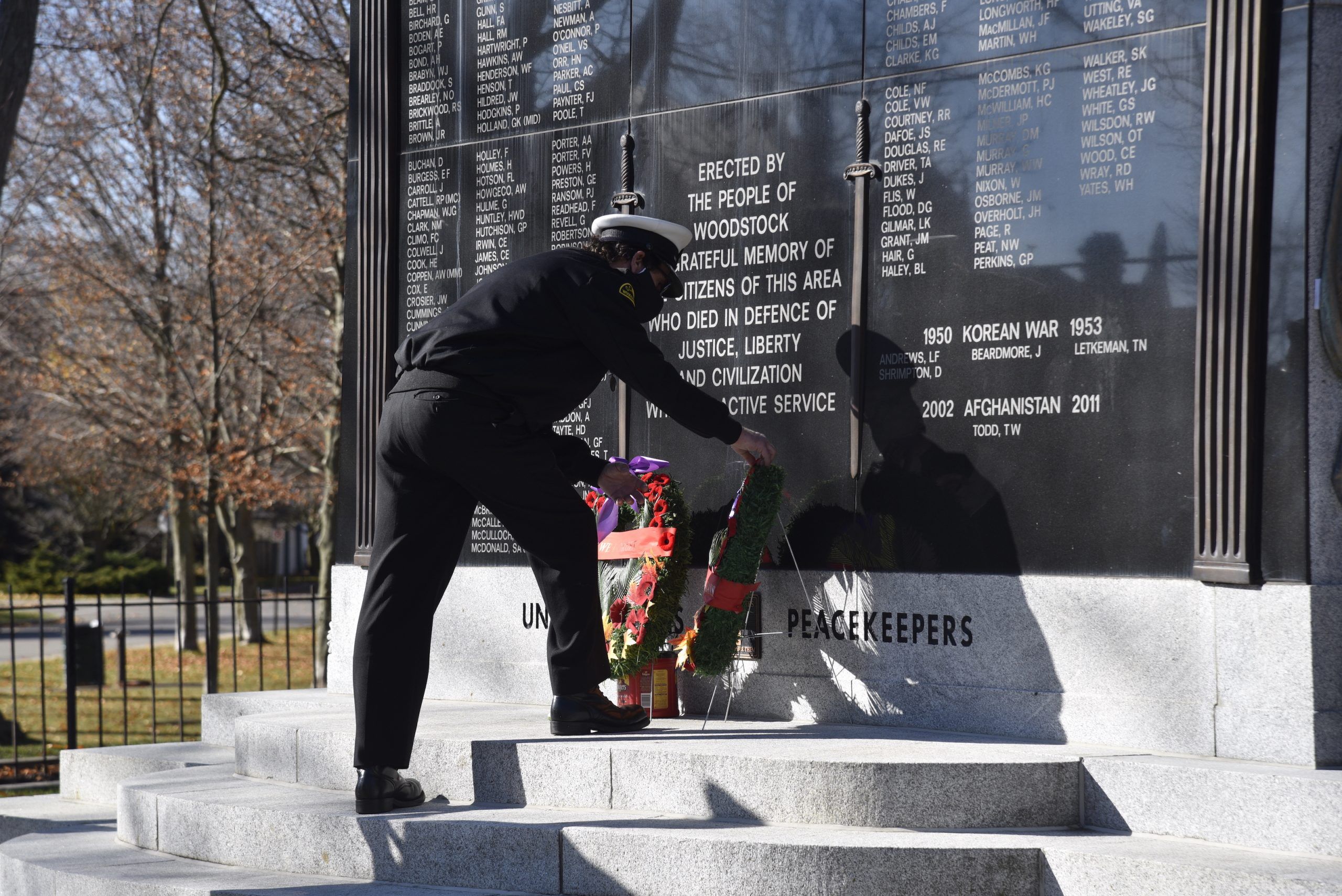 Woodstock marks Remembrance Day with modified ceremony | Brockville ... Woodstock marks Remembrance Day with modified ceremony | Brockville ...
