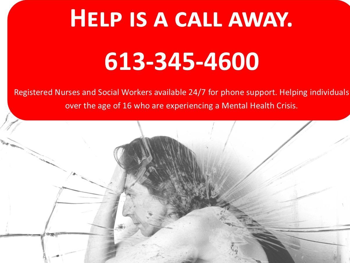 Mental health: Help is a phone call away | Brockville Recorder & Times