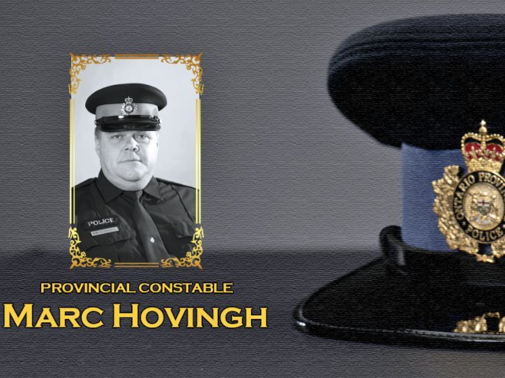 OPP officer remembered as joyful, gentle giant | Sault Star