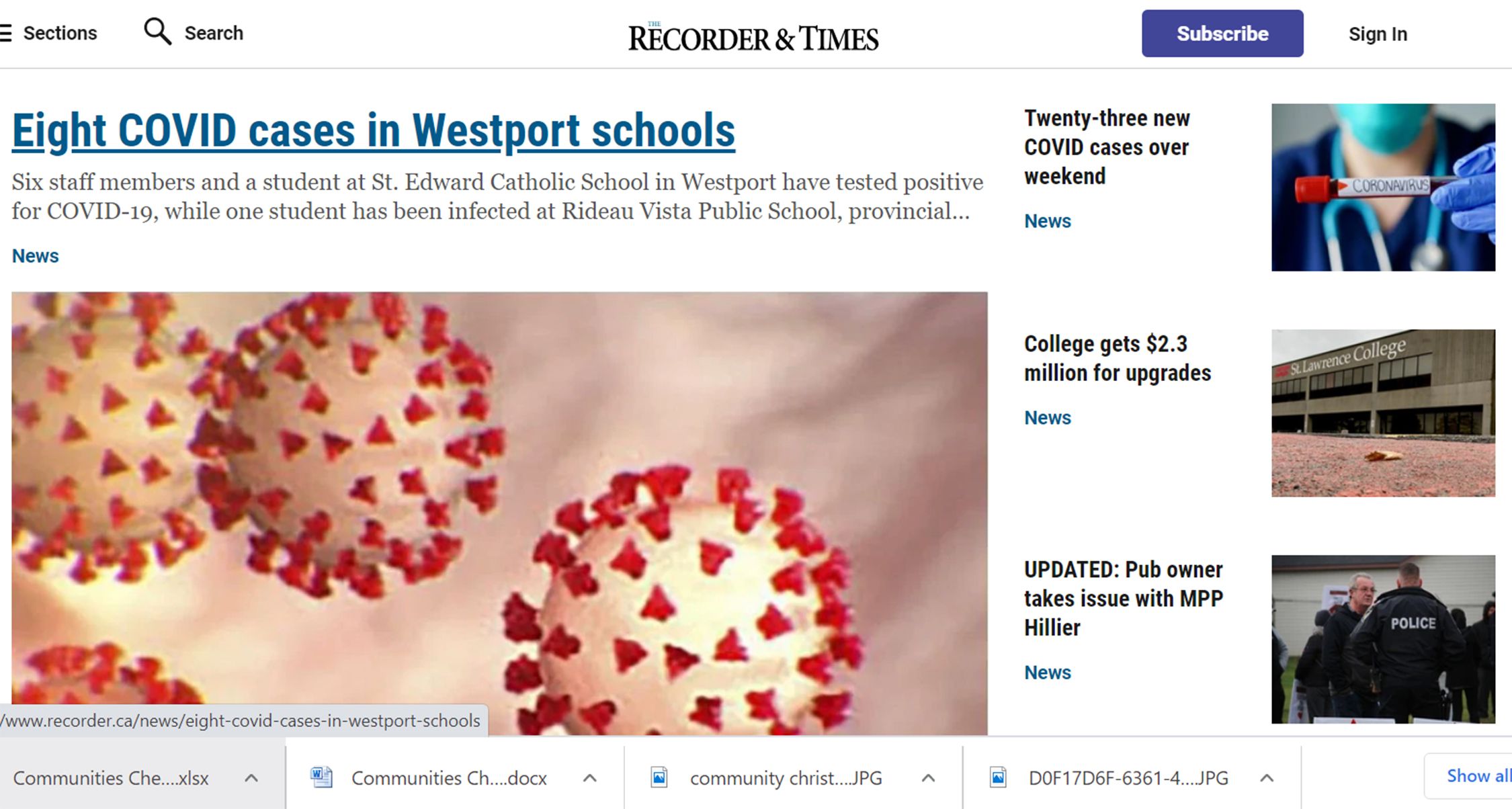 Introducing the new Brockville Recorder and Times website | Brockville ...