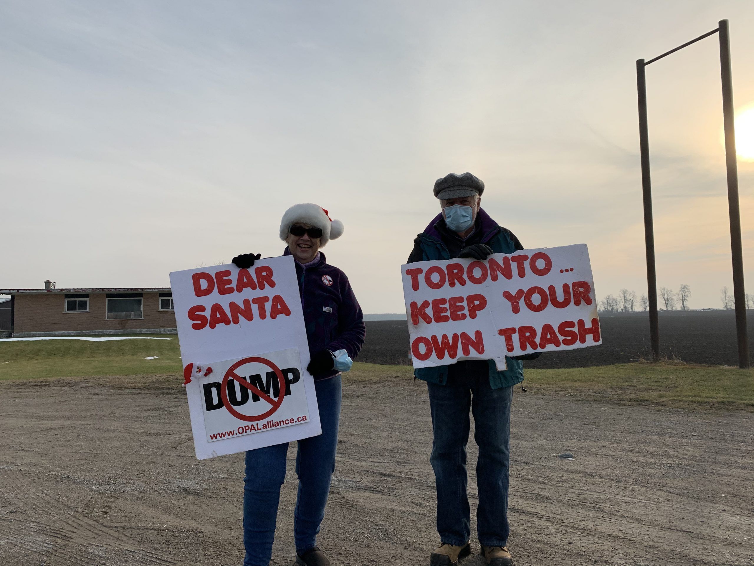 Anti-landfill protesters keep it up even after promising provincial ...