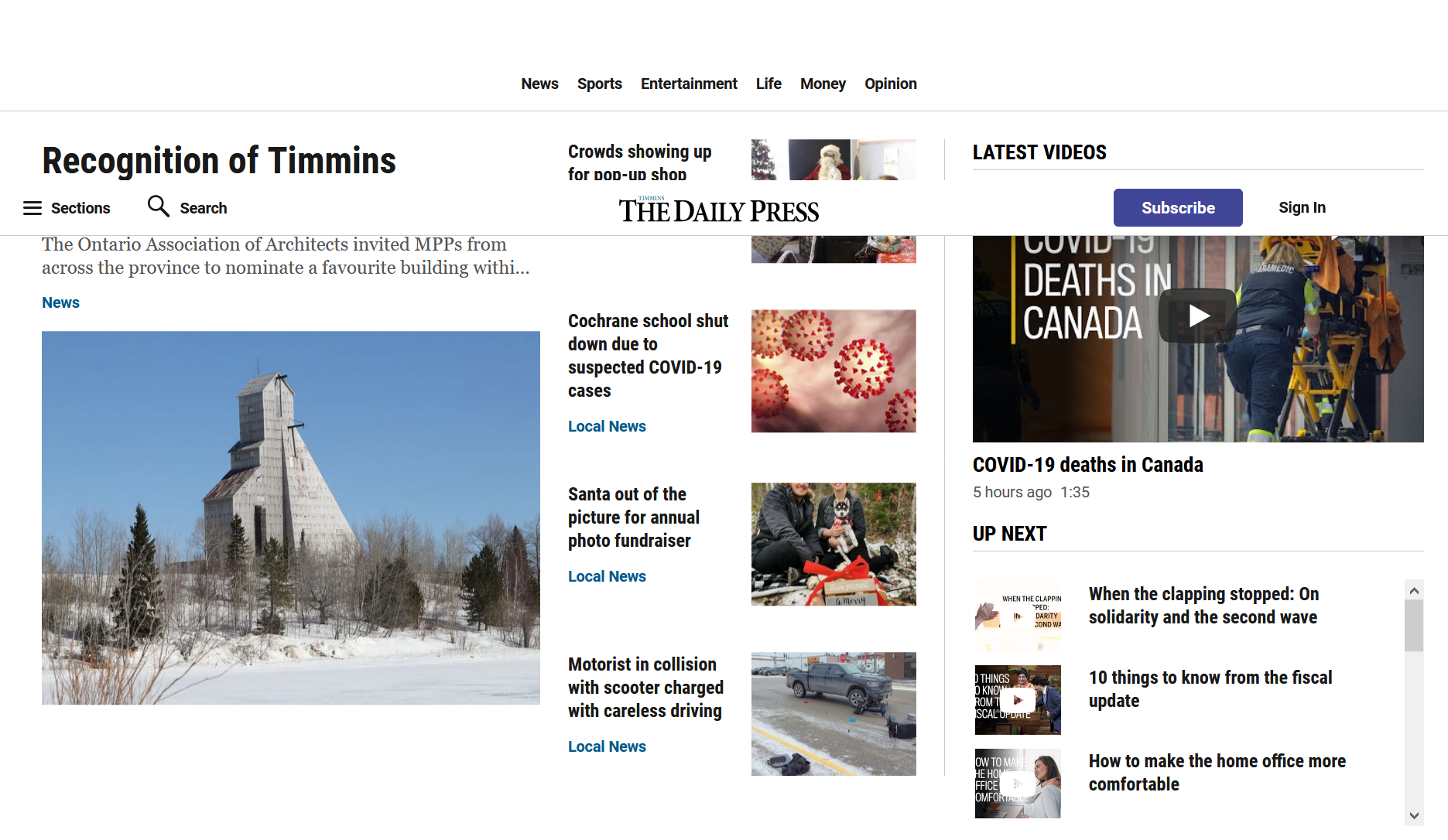 Introducing the new Timmins Daily Press website | The Daily Press